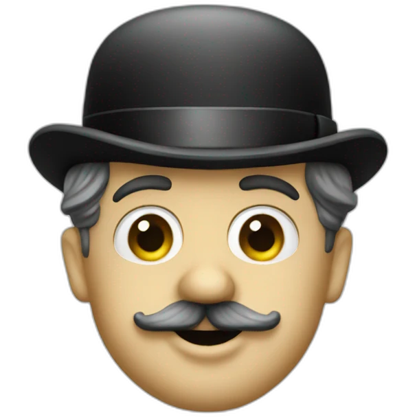 Charlie chaplin emoji | AI Emoji Generator