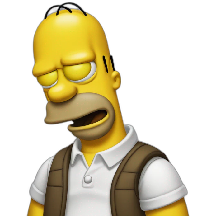 Homer simpson emoji | AI Emoji Generator