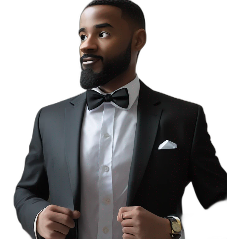 "Stylish Formal Bowtie Meme" emoji | AI Emoji Generator