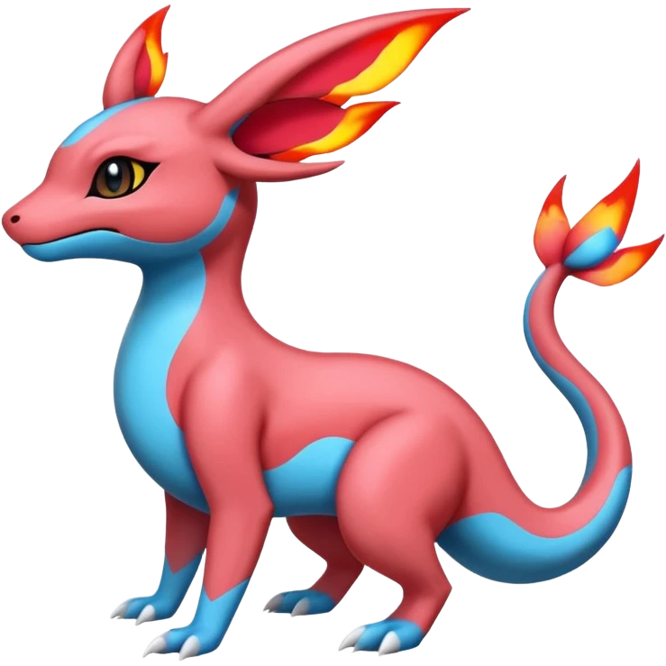 Salandit-Salamence-Sylveon-Umbreon-fusion-Pokémon-hybrid-creature emoji ...