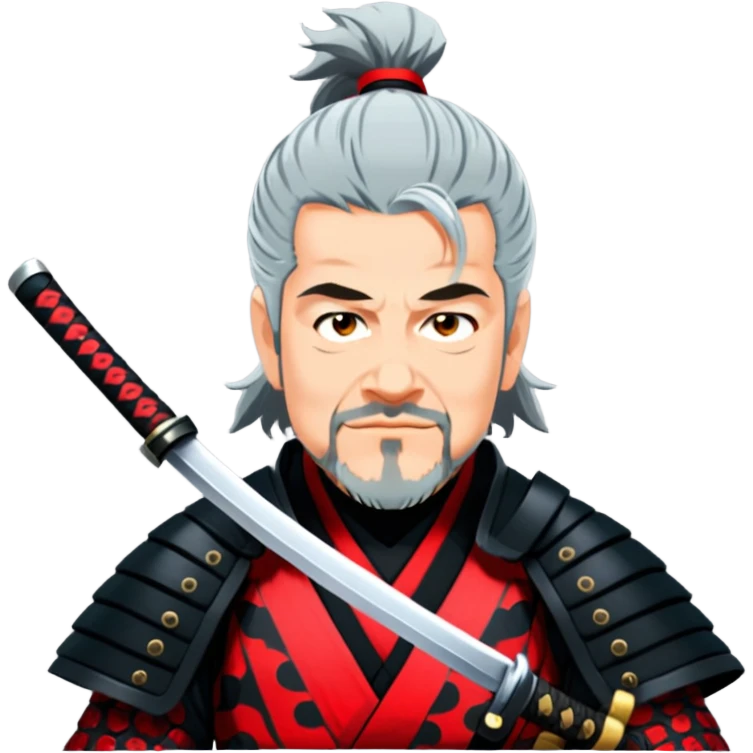 Daring Samurai emoji | AI Emoji Generator
