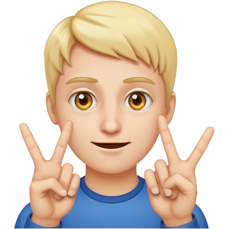 Emoji points to his eyes to create look at my eyes emoji, with one hand ...