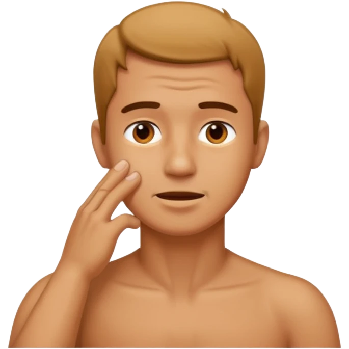 Man scratching his neck emoji | AI Emoji Generator