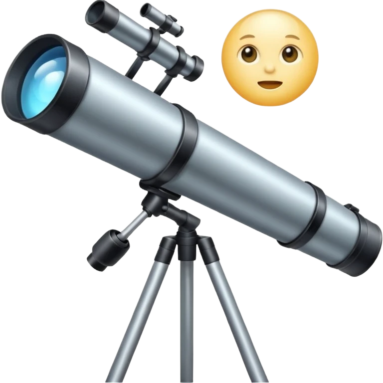 Telescope baby moon emoji | AI Emoji Generator