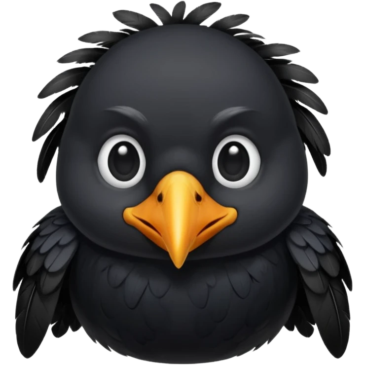 a cute crow emoji | AI Emoji Generator