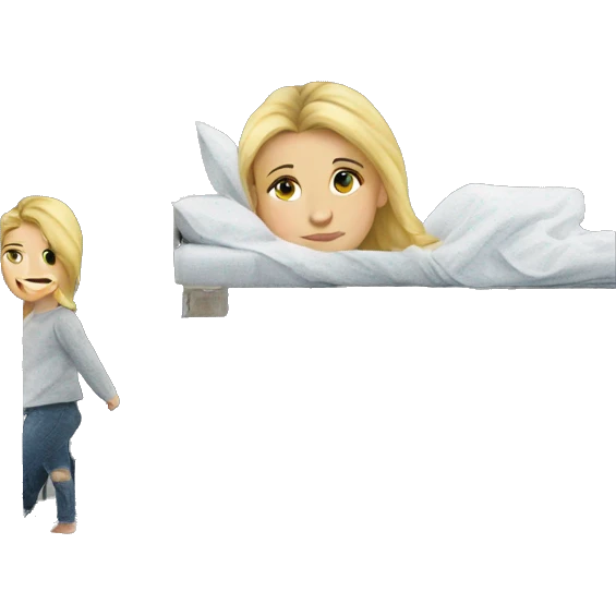 blonde girl alone portrait emoji | AI Emoji Generator