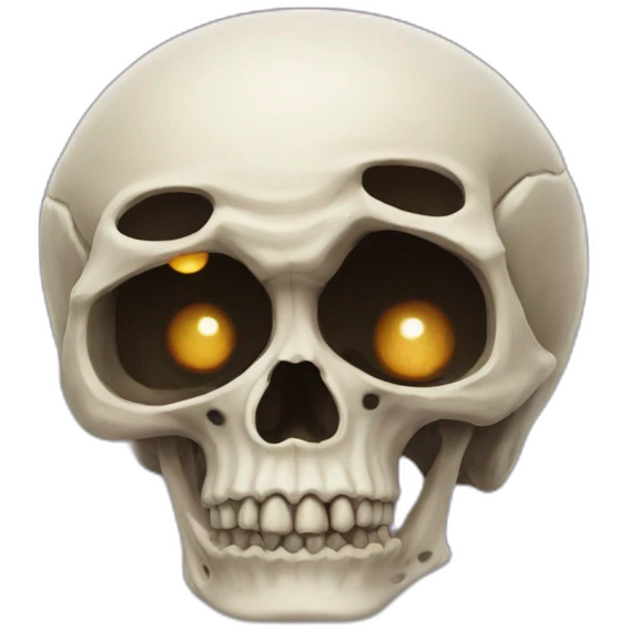 Saturn-skull emoji | AI Emoji Generator