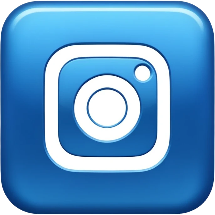 Instagram blue thick meta symbol emoji | AI Emoji Generator