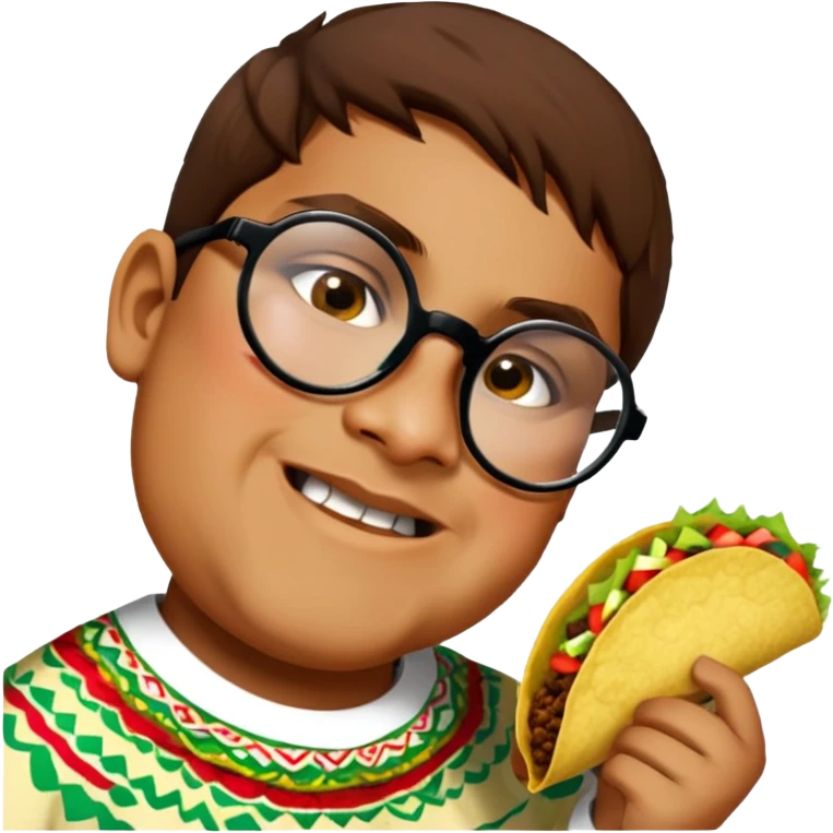 Taco Aficionado emoji | AI Emoji Generator