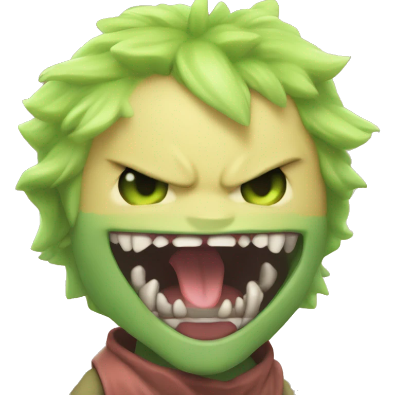 bulbasaur ready for battle emoji | AI Emoji Generator