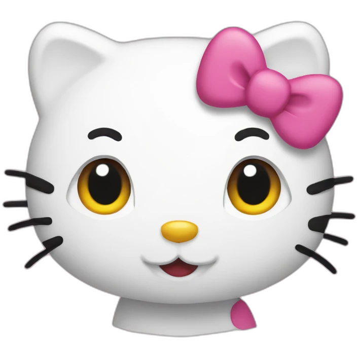 Hello kitty emoji | AI Emoji Generator