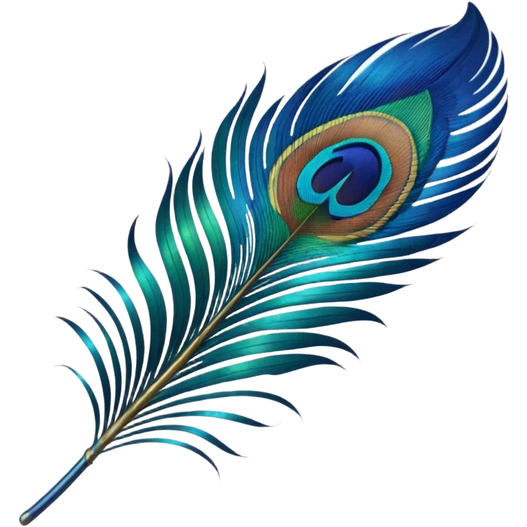 Need single peacock feather emoji to paste in a textbox emoji | AI ...