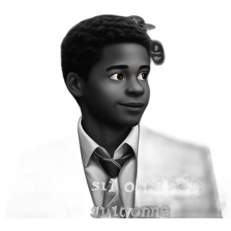 "Monochrome Suit Meme Solo" emoji | AI Emoji Generator