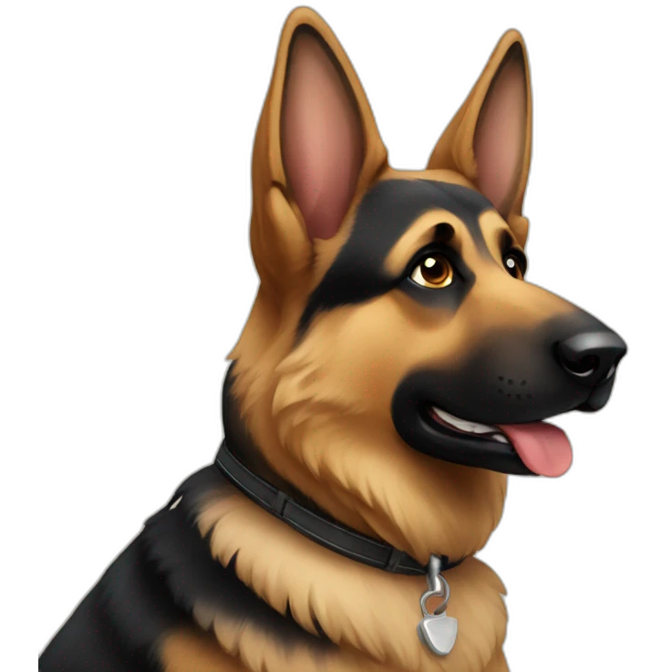 German shepherd emoji | AI Emoji Generator
