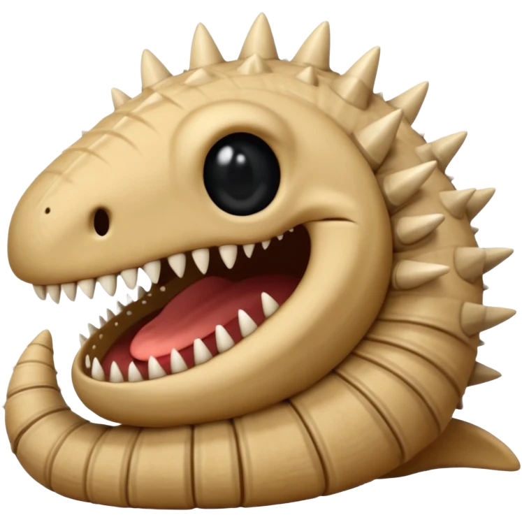Sand worm from dune make the mouth a hole with long spiky teeth no eyes ...
