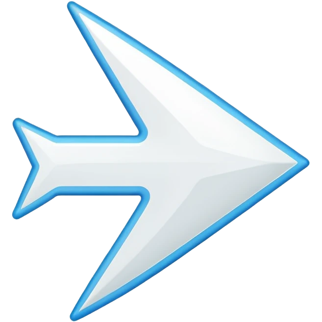 Flèche blanche a gauche emoji | AI Emoji Generator