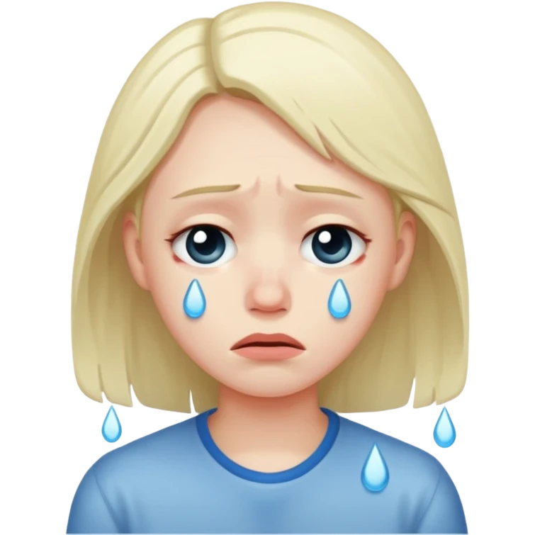 Create ecmoji so sad like that 🫩 homan emoji | AI Emoji Generator