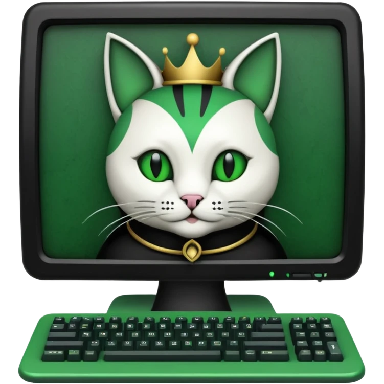 mac os icon code computer retro terminal, black, green white, fantasy ...