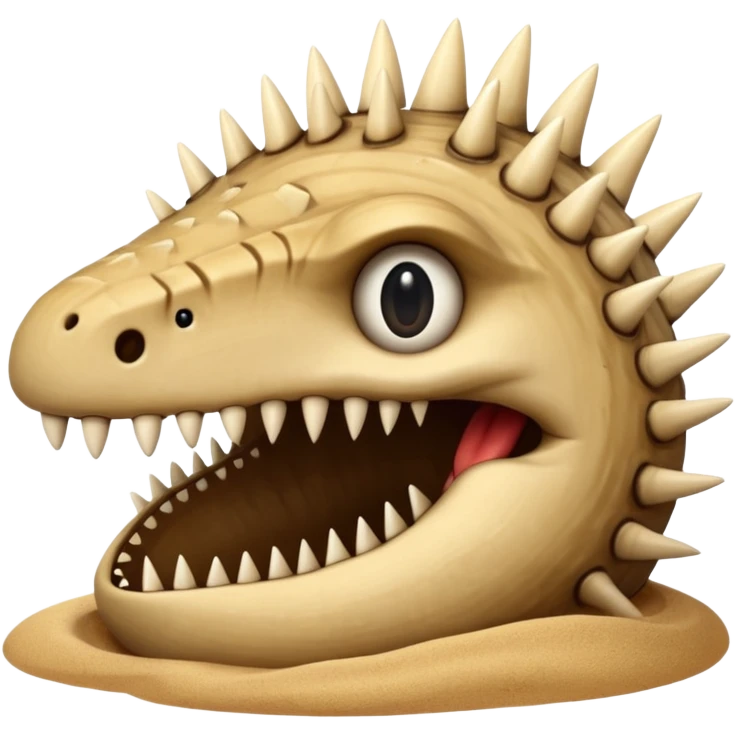 Sand worm from dune make the mouth a hole with long spiky teeth NO EYES ...