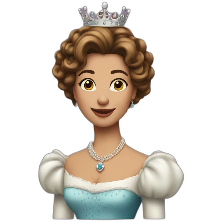 flirty queen elizabethz emoji | AI Emoji Generator