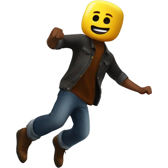 roblox jumping around emoji | AI Emoji Generator