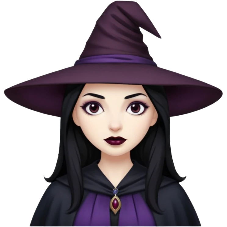 Raven witch emoji | AI Emoji Generator