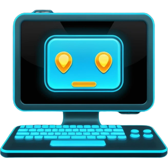 videogame on computer emoji | AI Emoji Generator