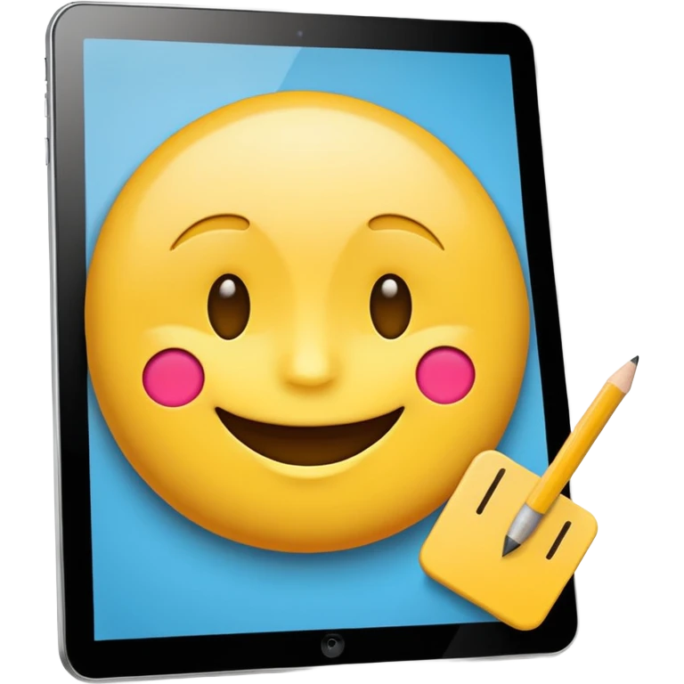 emoji drawing on tablet emoji | AI Emoji Generator