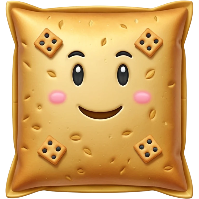 un tas de crackers aux graines bord lisse emoji | AI Emoji Generator