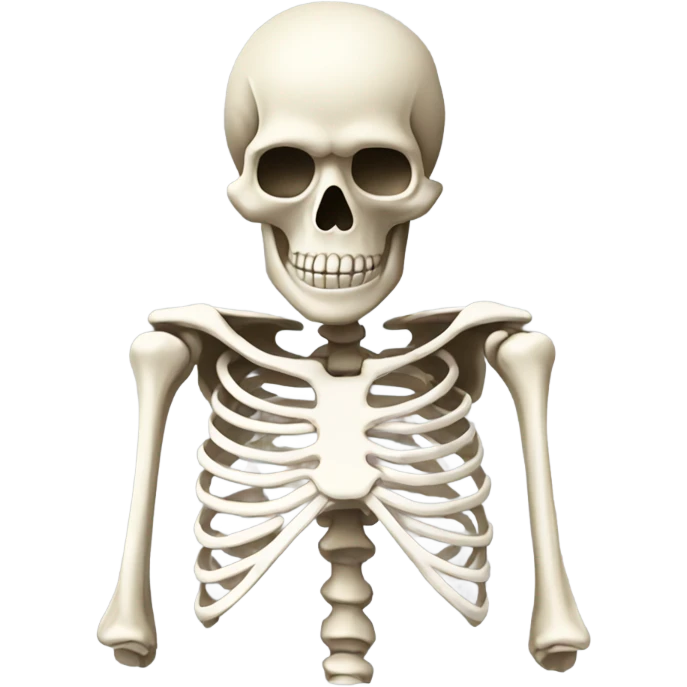 Embarrassed skeleton. emoji | AI Emoji Generator