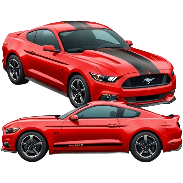 Ford Mustang with center black strip design and in written 309 and in ...