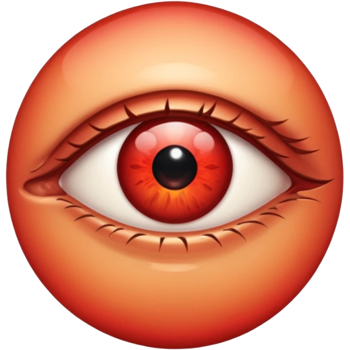 red eye droping a tear emoji | AI Emoji Generator