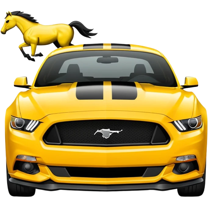 Ford Mustang with center black strip design and in written 309 and in ...