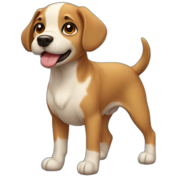 cute dog emoji | AI Emoji Generator