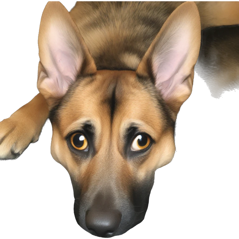 intense eyes of faithful companion emoji | AI Emoji Generator