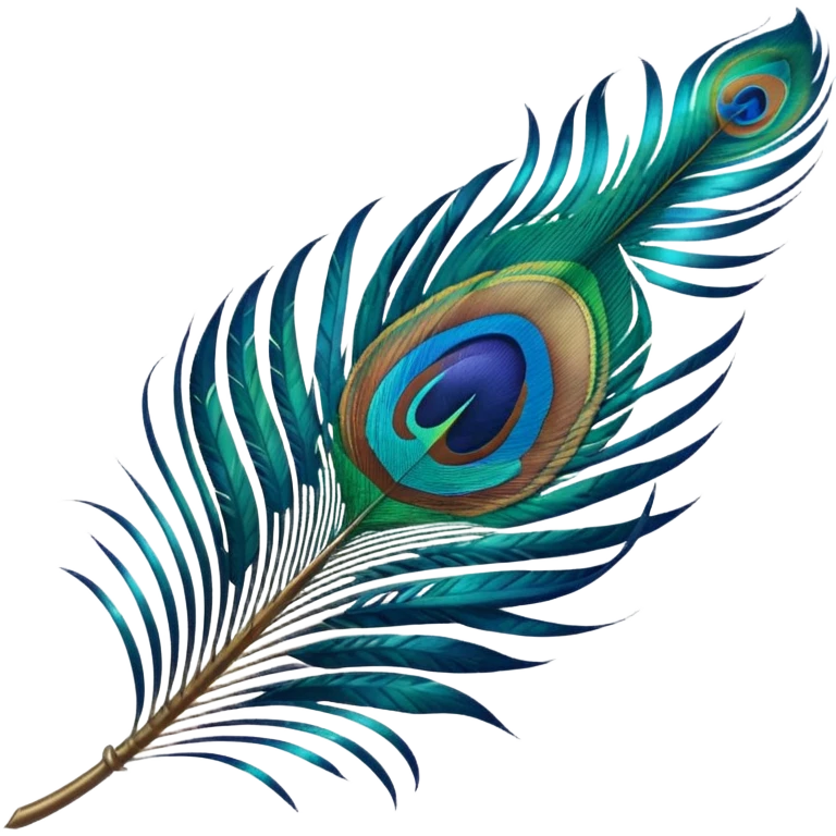 Need single peacock feather emoji to paste in a textbox emoji | AI ...