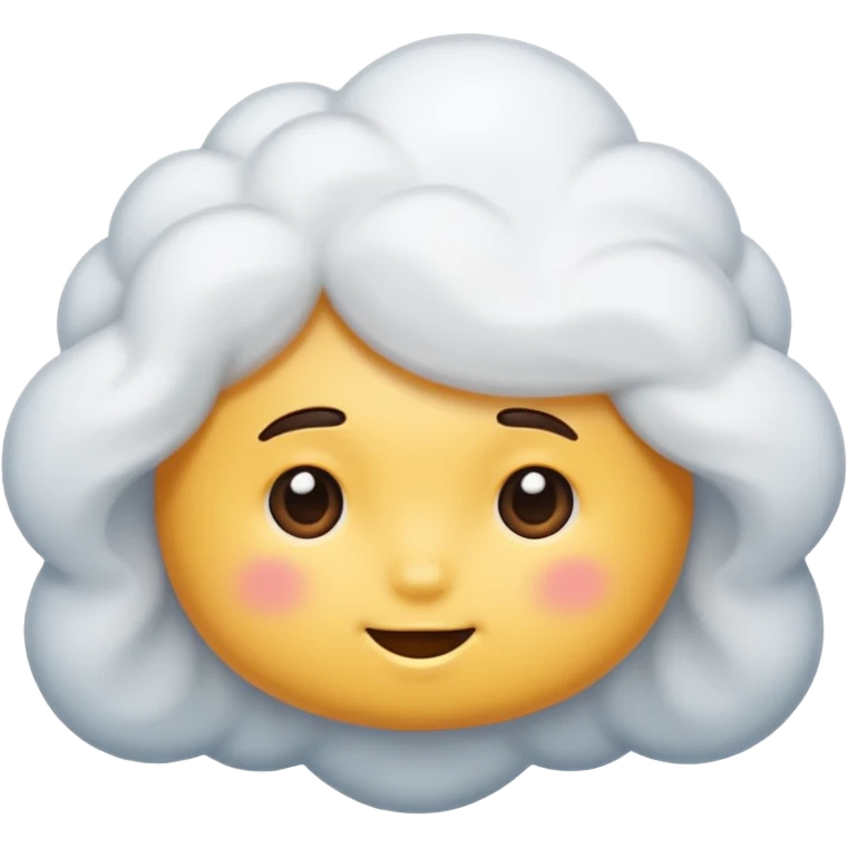 fluffy head emoji | AI Emoji Generator