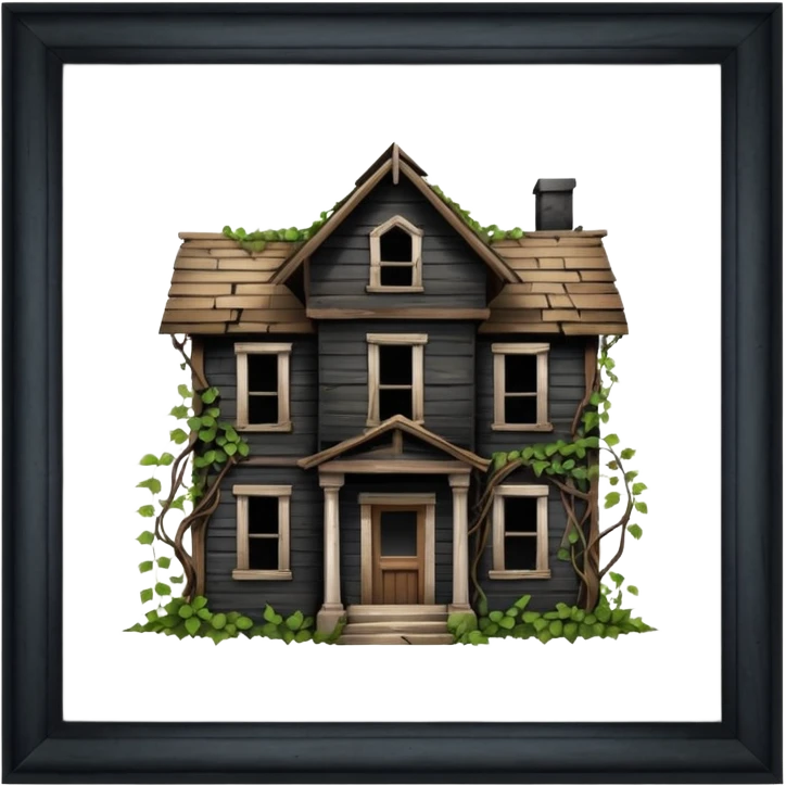 Abandoned House emoji | AI Emoji Generator