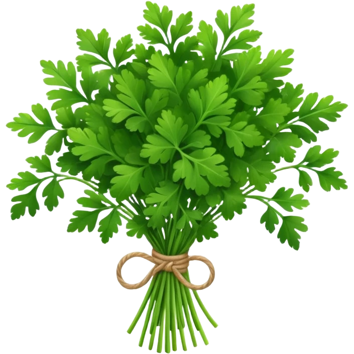 parsley herb bouquet emoji | AI Emoji Generator