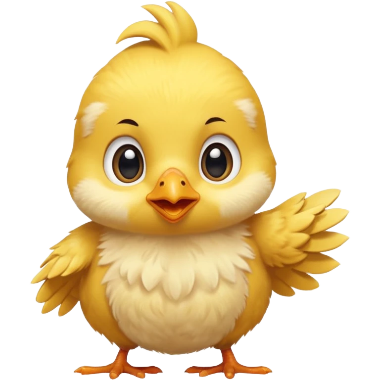 Baby chick pointing at camera emoji | AI Emoji Generator