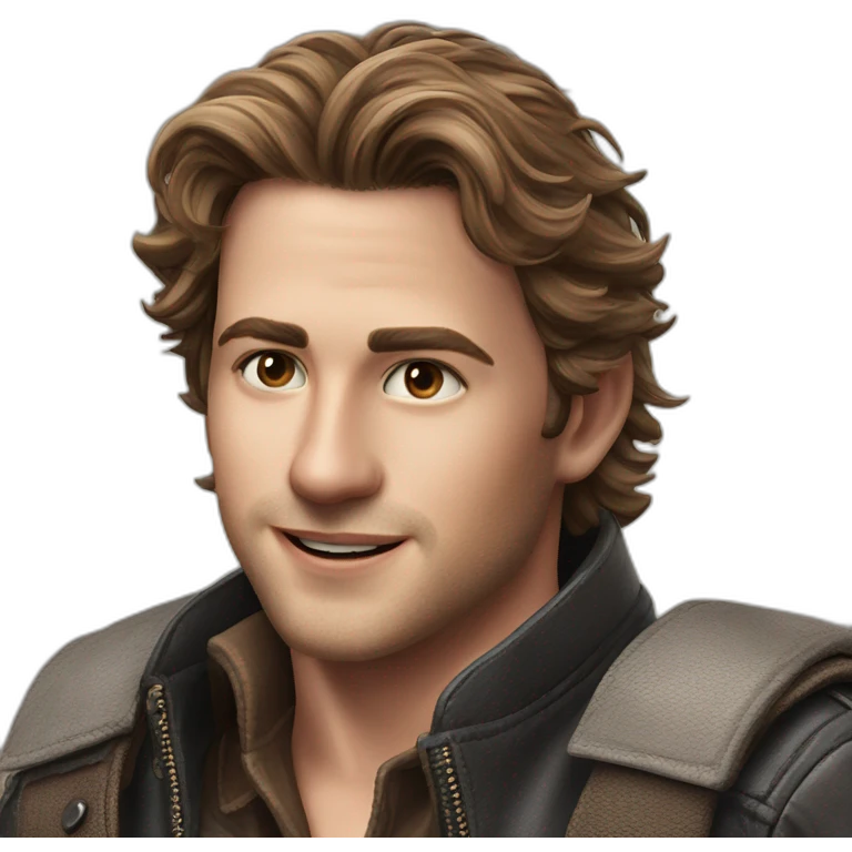 casual brown-haired boy in leather emoji | AI Emoji Generator