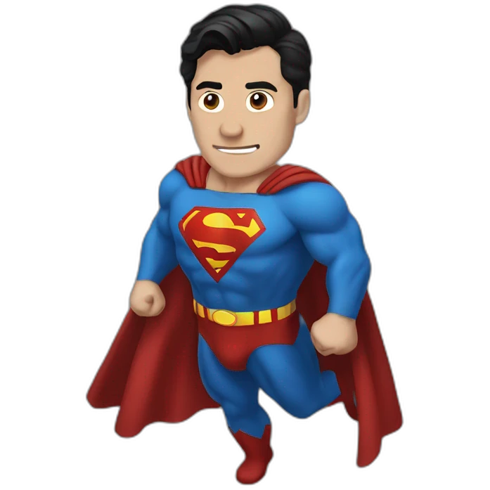 superman emoji | AI Emoji Generator
