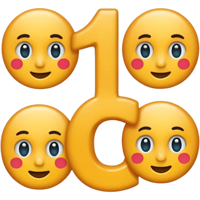 Four emoji | AI Emoji Generator