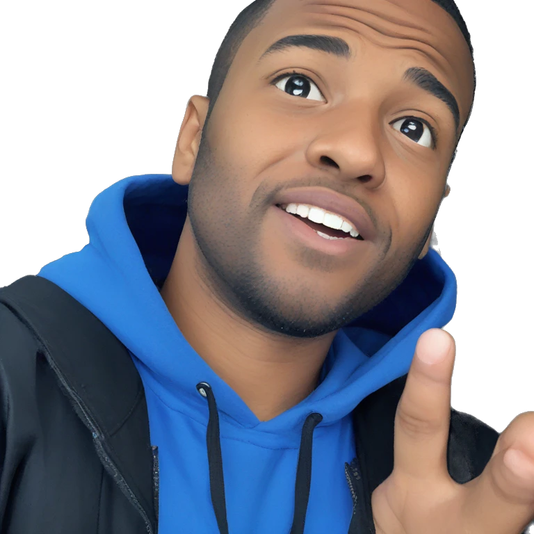 cool guy in black hoodie emoji | AI Emoji Generator