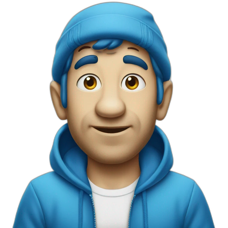smurf emoji | AI Emoji Generator