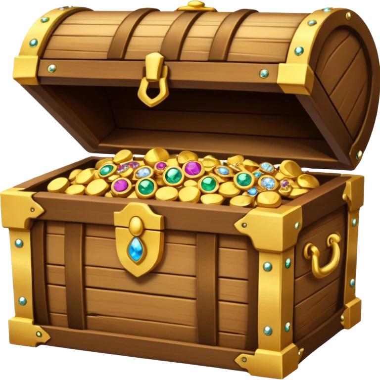 Treasure chest with open lid emoji | AI Emoji Generator