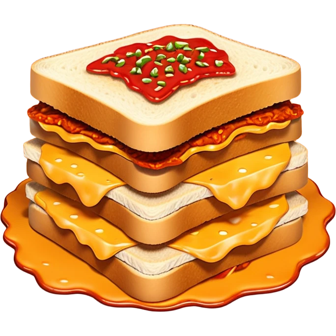 extra spicy sucuk sandwich object icon, crispy toasted bread, lots of ...