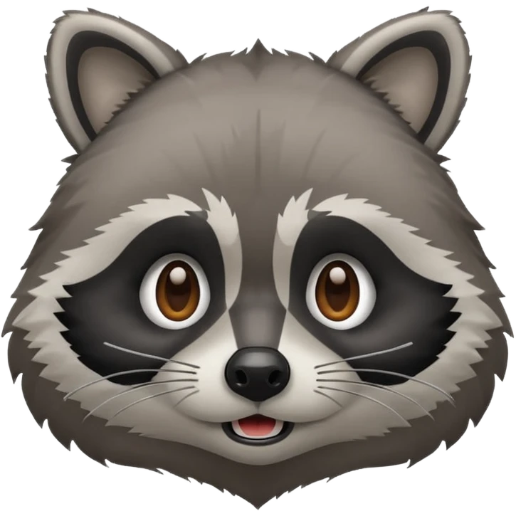 Create emojis from a picture with a raccoon's face. Different emotions ...