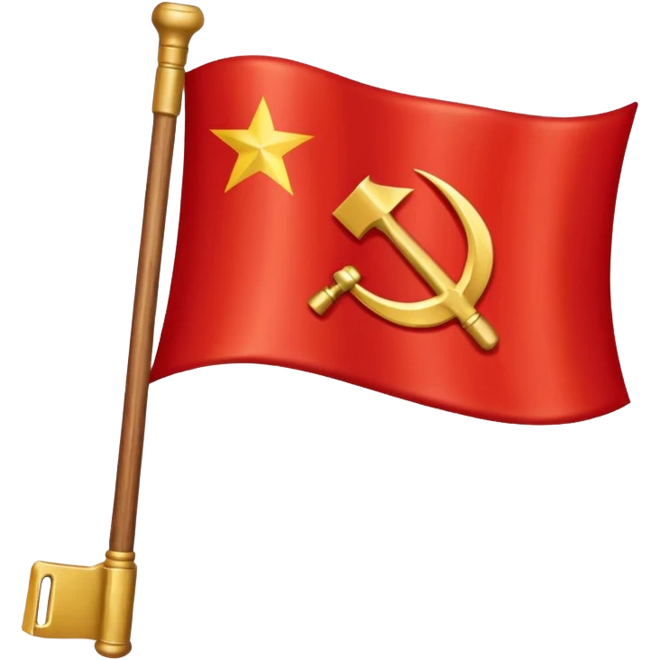 Create a Soviet union flag emoji emoji | AI Emoji Generator