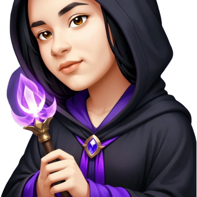 Obsidian Mage emoji | AI Emoji Generator
